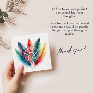 Stained Glass Pentagram Clipart Bundle, Watercolour Wiccan PNG ...