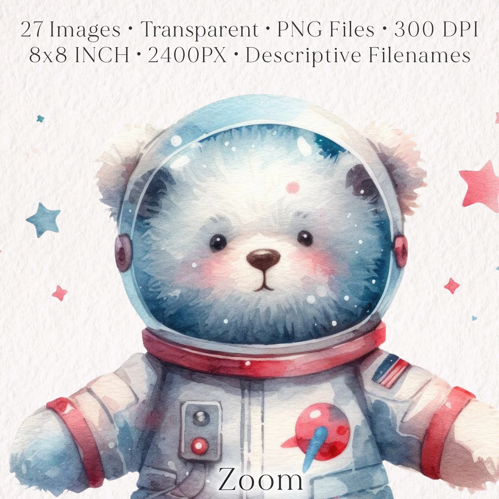 Space Girl Watercolor Clipart Cute Astronaut PNG, Girly Planets Art ...