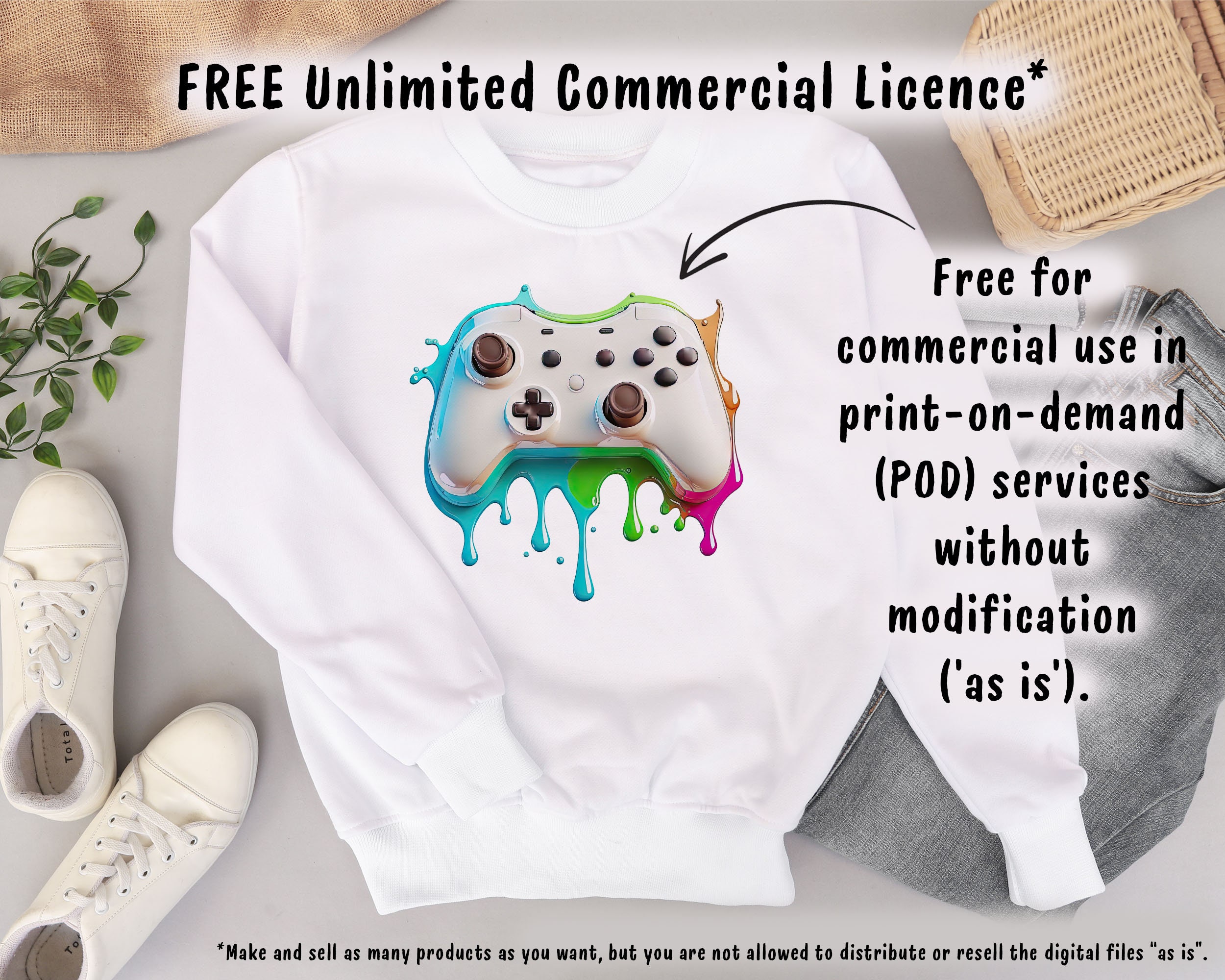 Melting Gaming Controller Clipart Bundle PNG 10 High Quality - Etsy UK