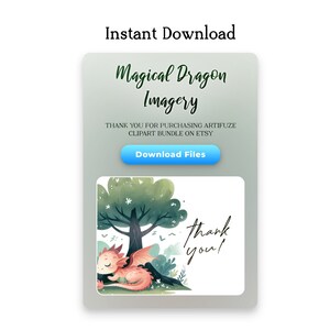 Cute Girly Dragon Watercolor Clipart PNG - Nursery Wall Art, Baby ...