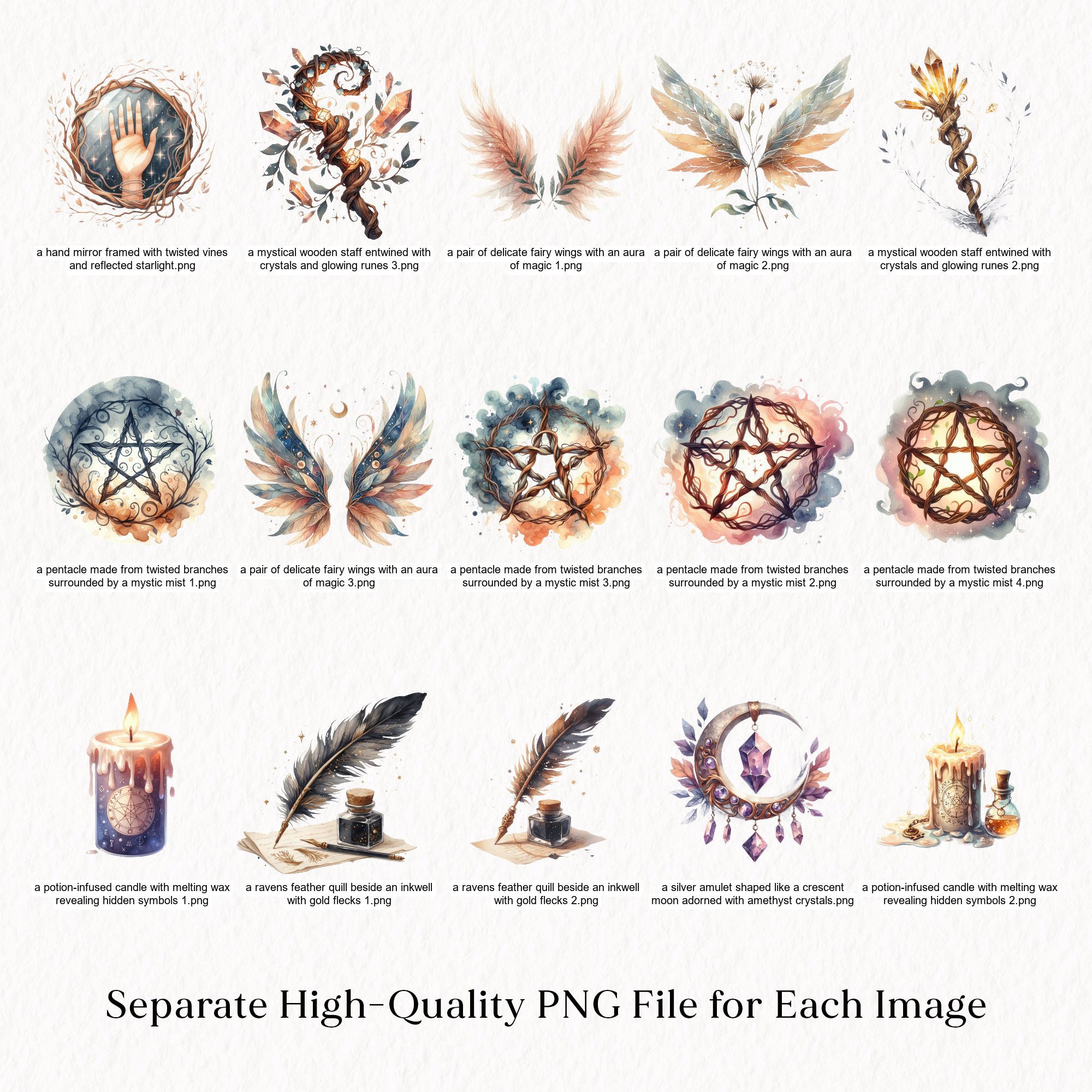 Witchcraft Clipart PNG, Dark Witch Clip Art, Pagan PNG, Magic Mystical ...