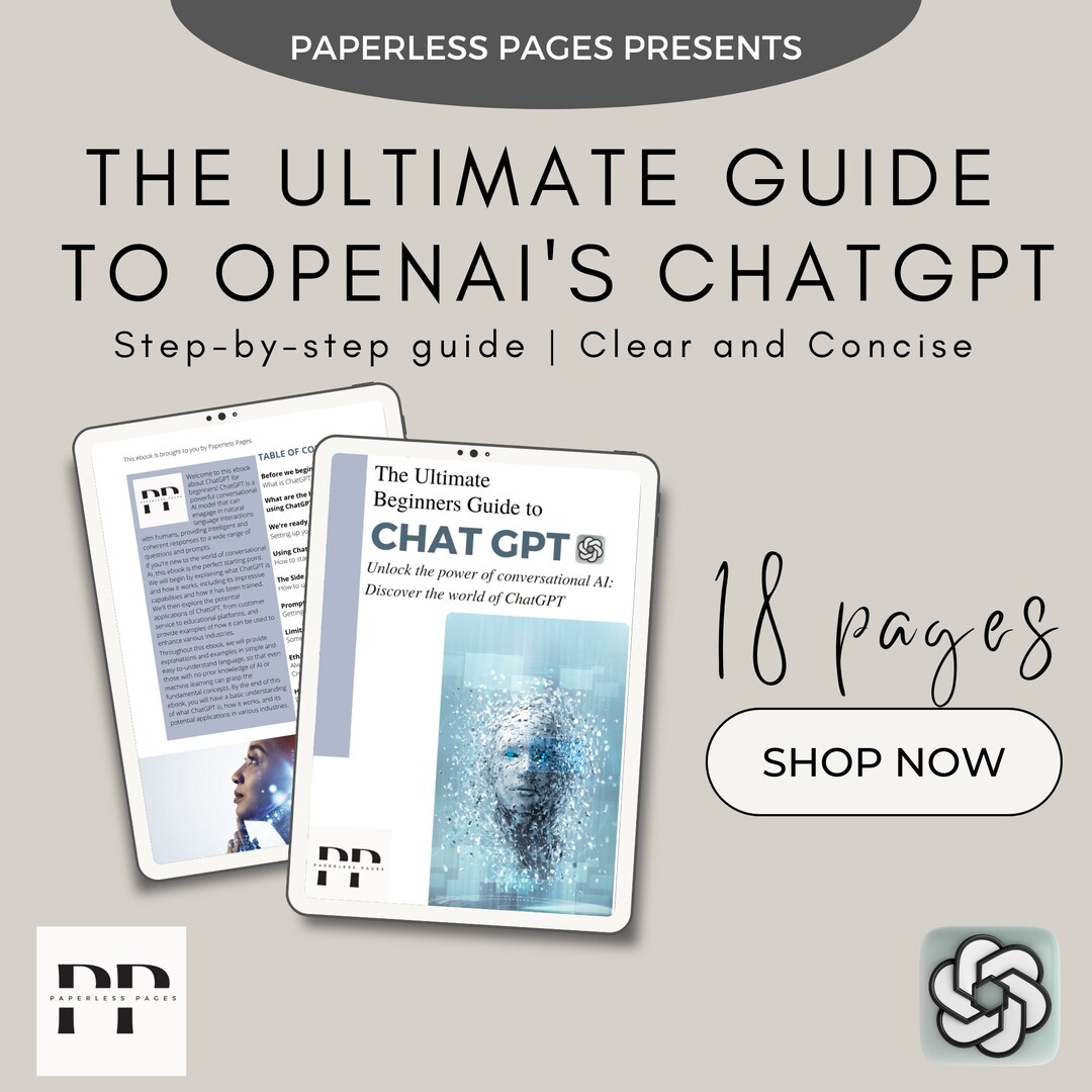 Ebook, Mastering CHATGPT: A Beginner's Guide, Conversational AI Made ...