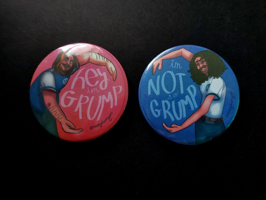 GAME GRUMPS Grump and Not so Grump Buttons - Etsy
