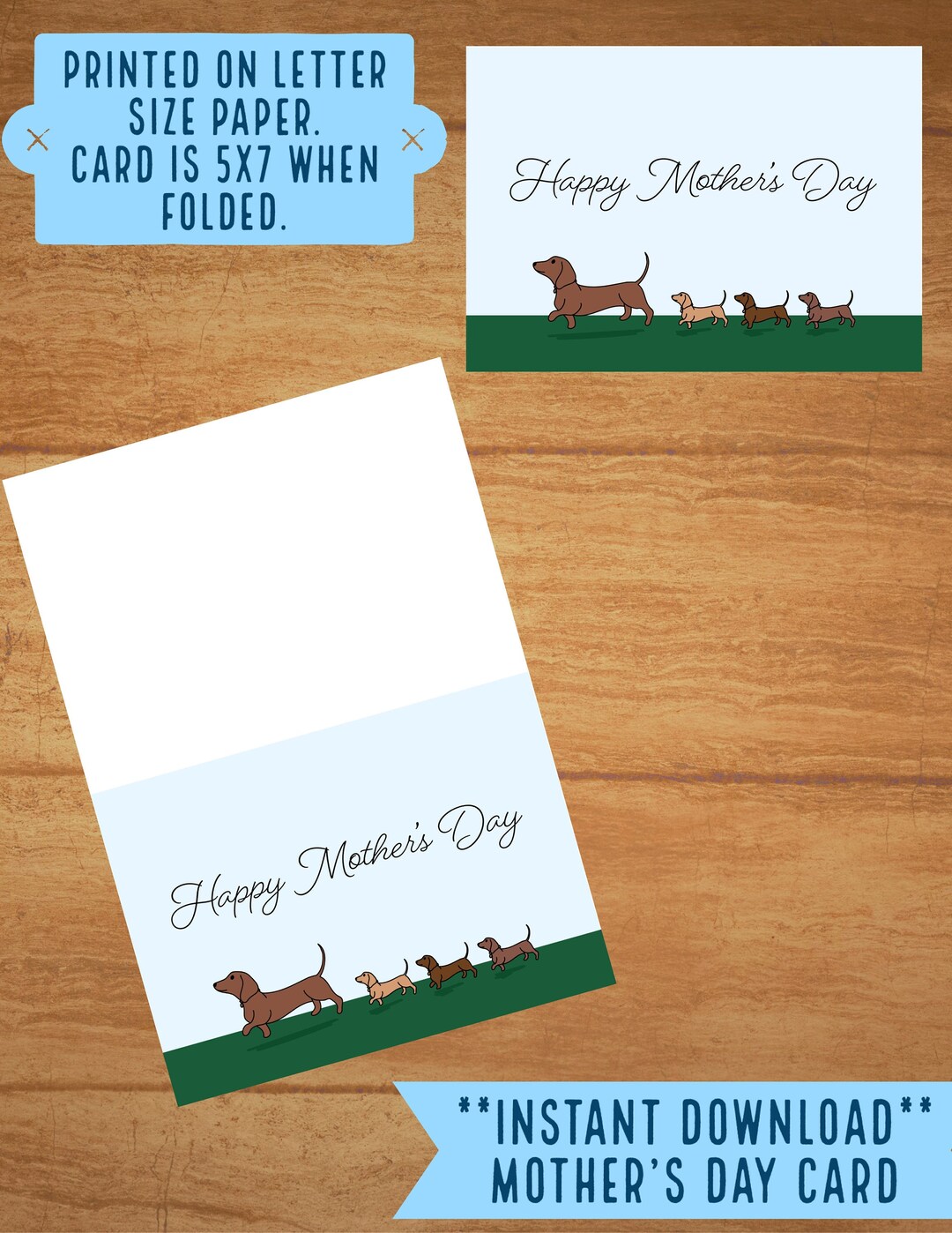 Happy Mothers Day, Digital Card, Printable Card, Digital Download ...