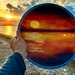 Epoxy Resin Sunset Wall Hanging - Etsy