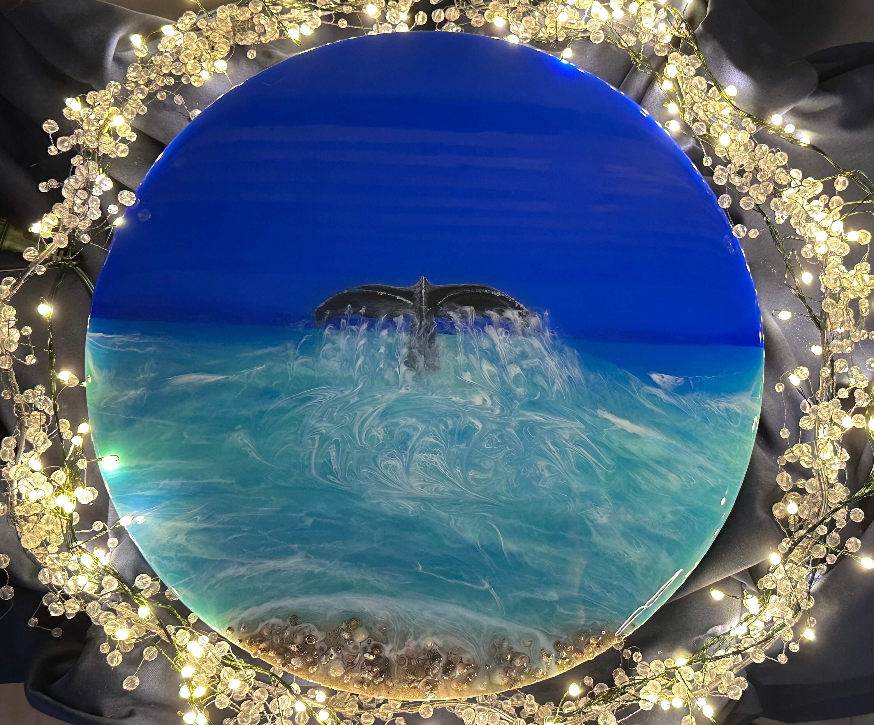 3D Ocean Animals Resin Lazy Susan Whale Ocean Resin Art - Etsy