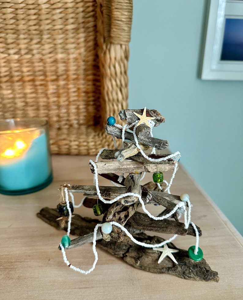 Cape Cod Christmas Tree, Coastal Christmas Tree, Tiny Christmas Tree ...