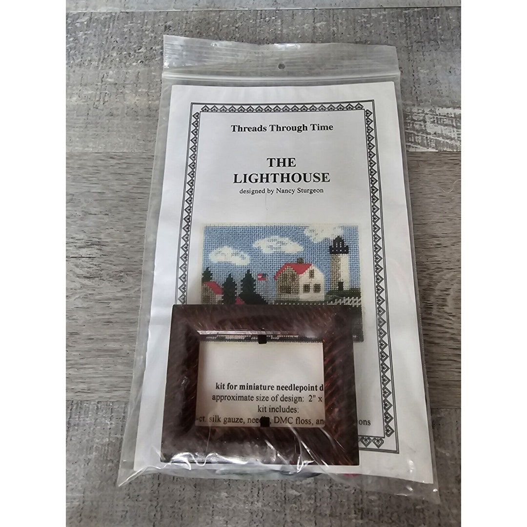 Vintage Threads Through Time the Lighthouse Sampler Silk Kit New 242c ...