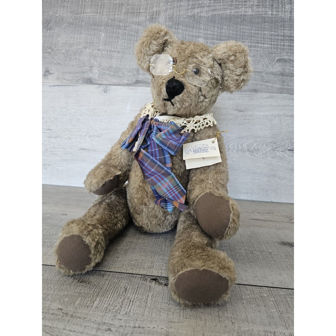 Artist Teddy Bear Joyce Conrad Large 20" Michigan Plush Jointed USA ...