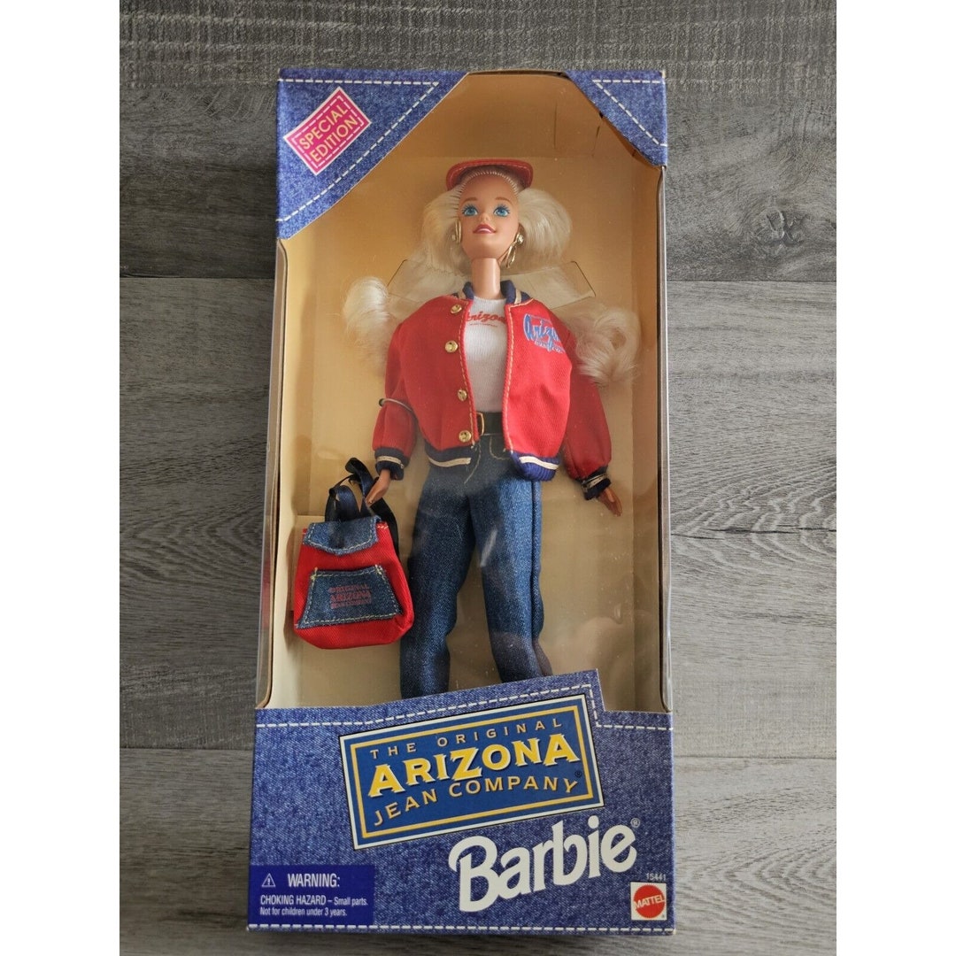 Vintage 1995 Original Arizona Jean Co. Barbie Doll Long Blonde Hair ...