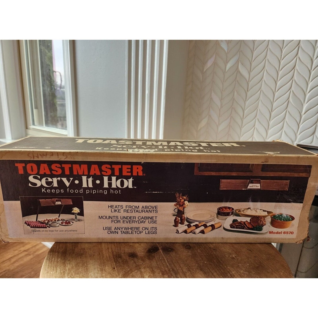 Vintage Toastmaster Serv It Hot Model 6570 Heat Lamp Food Warmer W Box ...