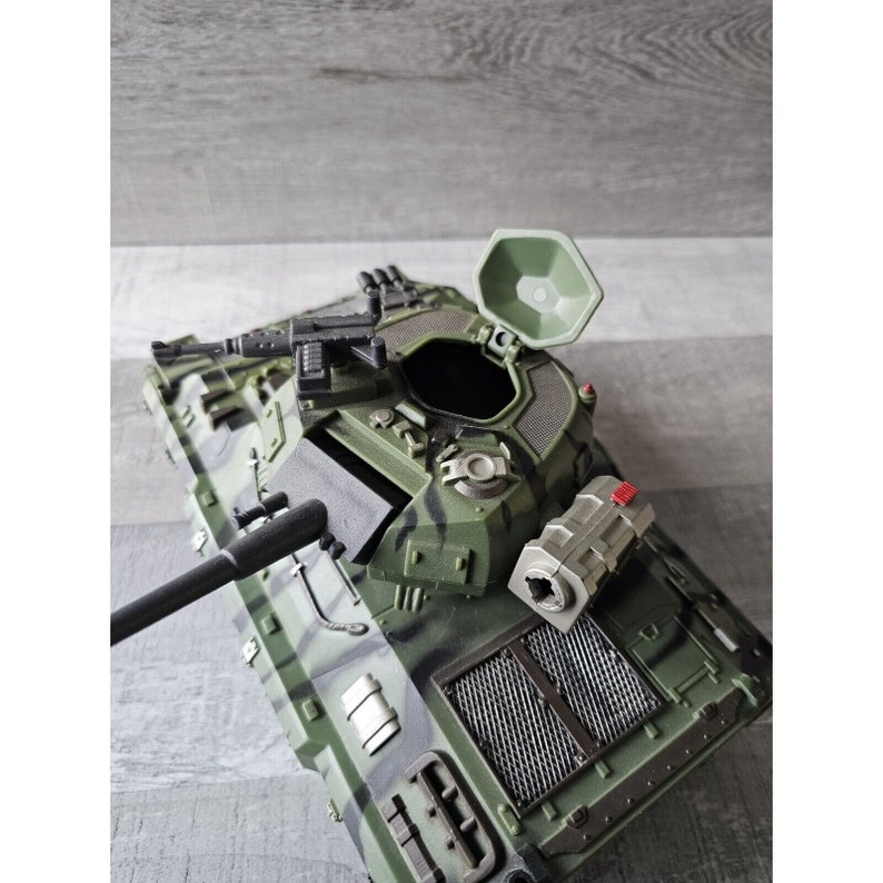 Vtg Chap Mei Soldier Force III Combat Vehicle Army Tank W Accessories ...