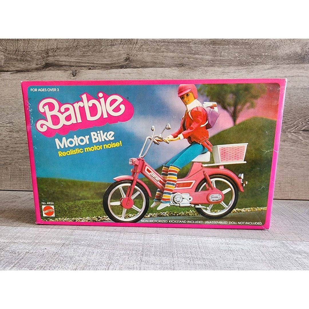 Vintage 1983 Mattel Barbie Motor Bike 4856 Sealed New - Etsy