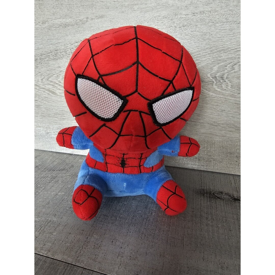 Marvel Spiderman Plush 7” Stuffed Animal Avengers Toy Lovey - Etsy