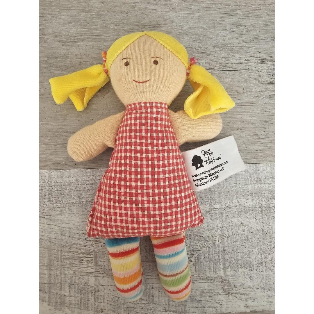Kathe Kruse Doll Plush Doll Girl Germany Once Upon A Treehouse 7" RARE ...