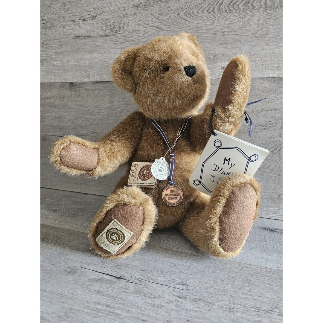 Vtg Boyds Bear Theodore M. Bear 100th Anniversary Bear 16"plush Tags ...
