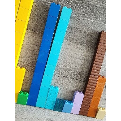 Large Lot of LEGO DUPLO 1x2x2 Bricks Log & Brick Walls 89 - Etsy