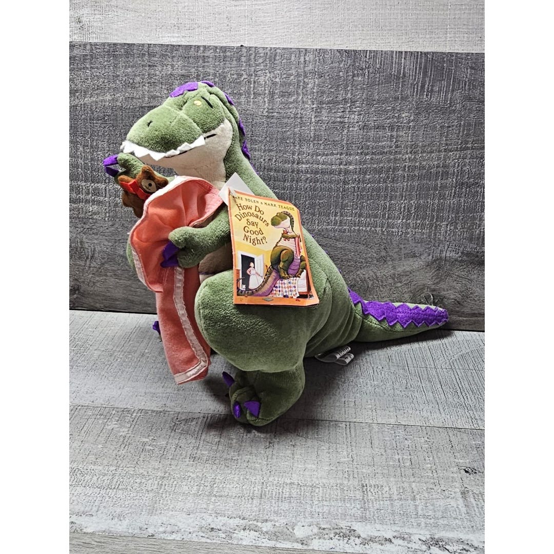 How Do Dinosaurs Say Good Night 8” Plush Stuffed Animal Tyrannosaurus T ...