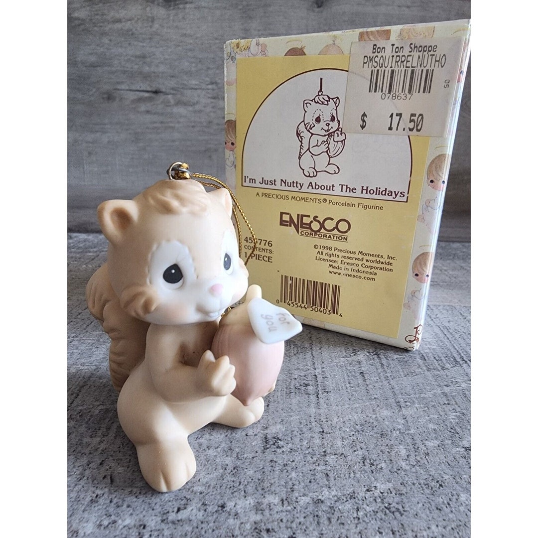 Christmas Ornament Precious Moments Squirrel I'm Nuts for the Holidays ...