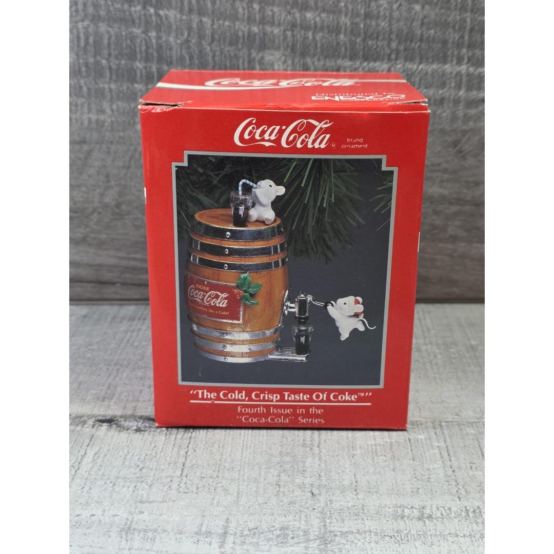 1993 "the Cold, Crisp Teste of Coke" ENESCO Coca Cola Series Ornament ...