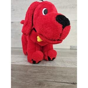 Vtg Clifford the Big Red Dog Plush Yellow Bone Collar Rare - Etsy