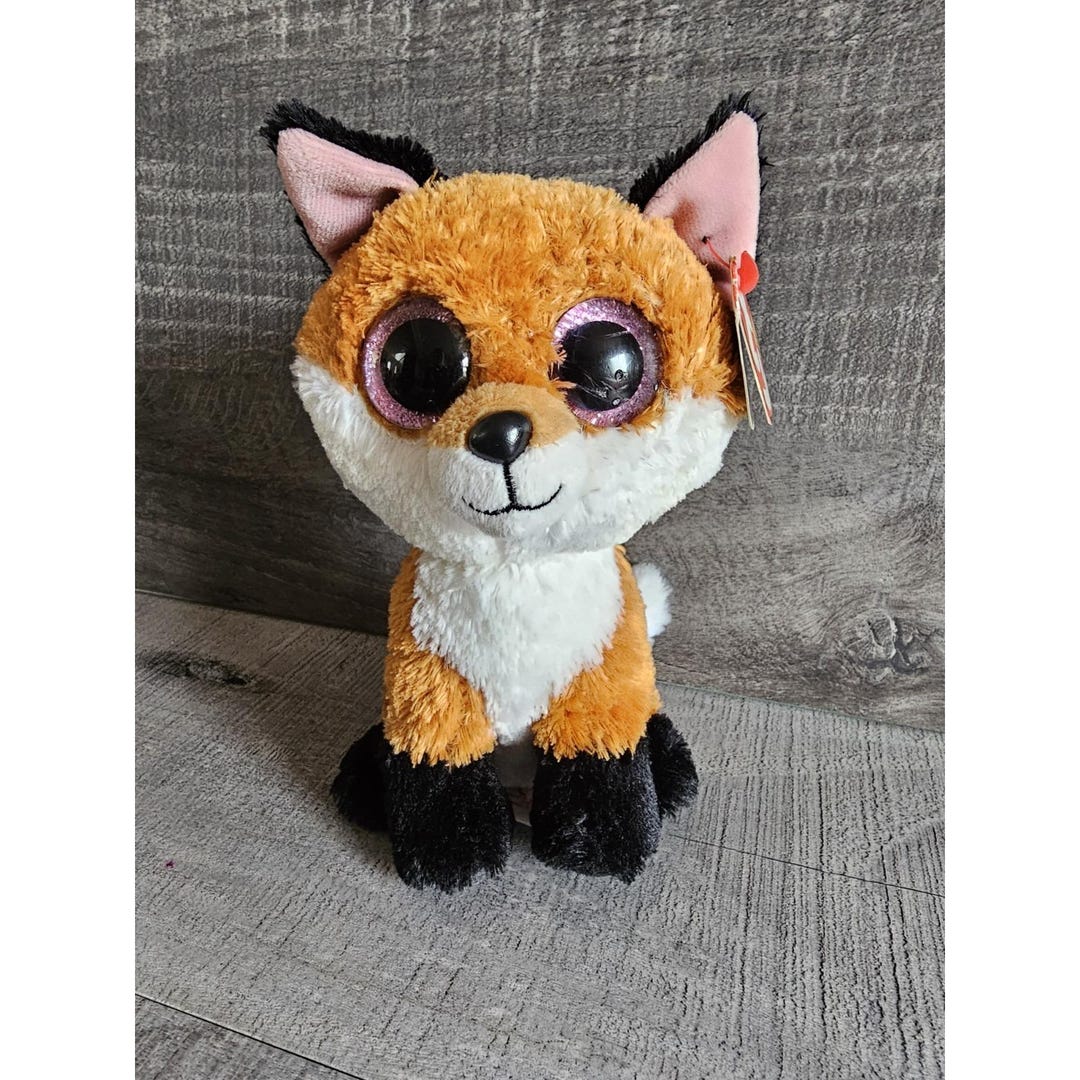 TY Beanie Boos 6" SLICK the Brown Fox Plush Stuffed Animal Toy - Etsy