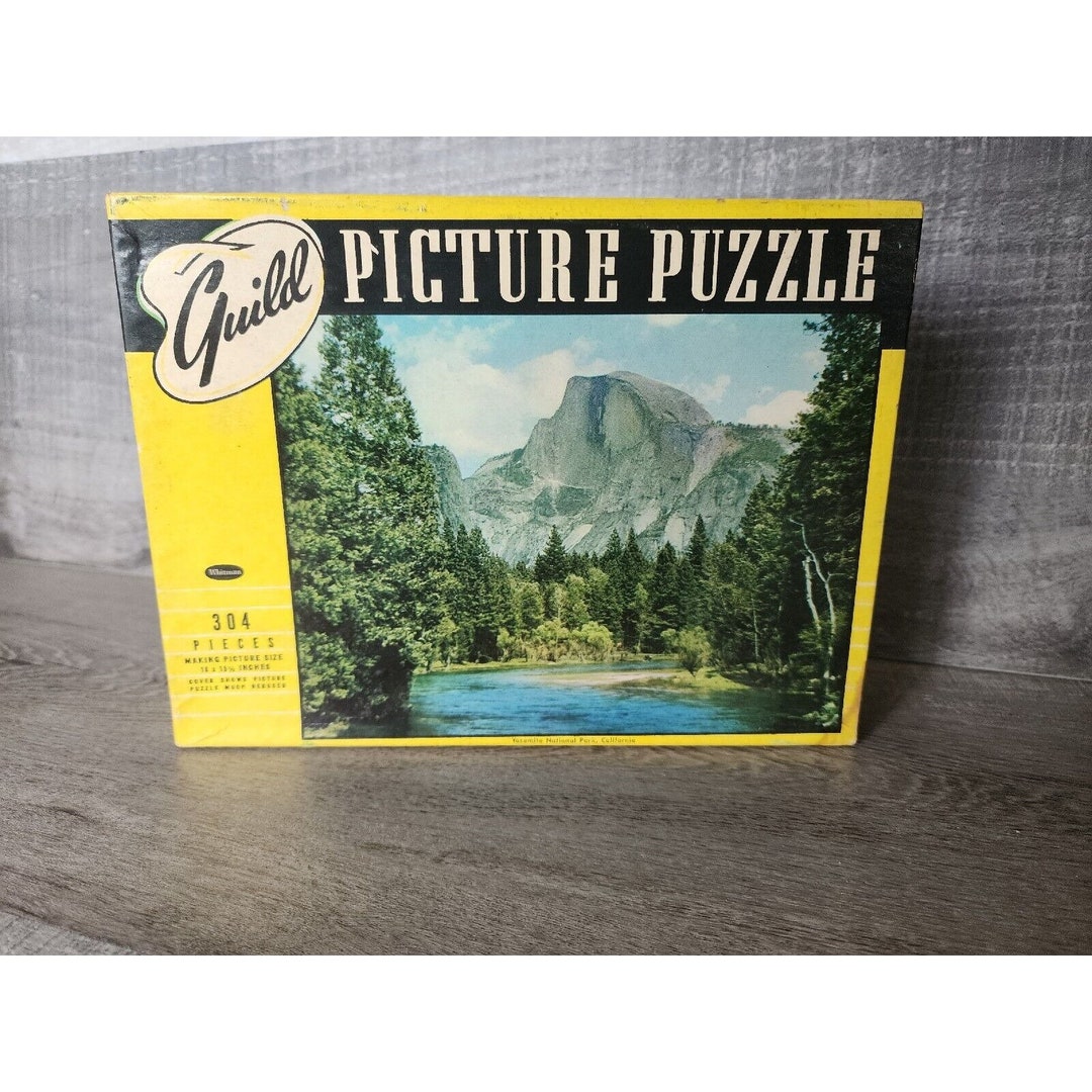 Vintage Guild Picture Puzzle Series M Yosemite National Park, CA 304 ...