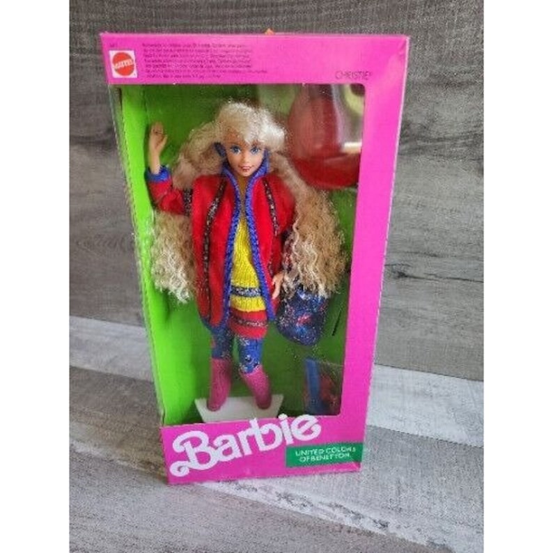 Vintage 1990 Barbie Doll United Colors of Benetton 9407 NIB NRFB - Etsy