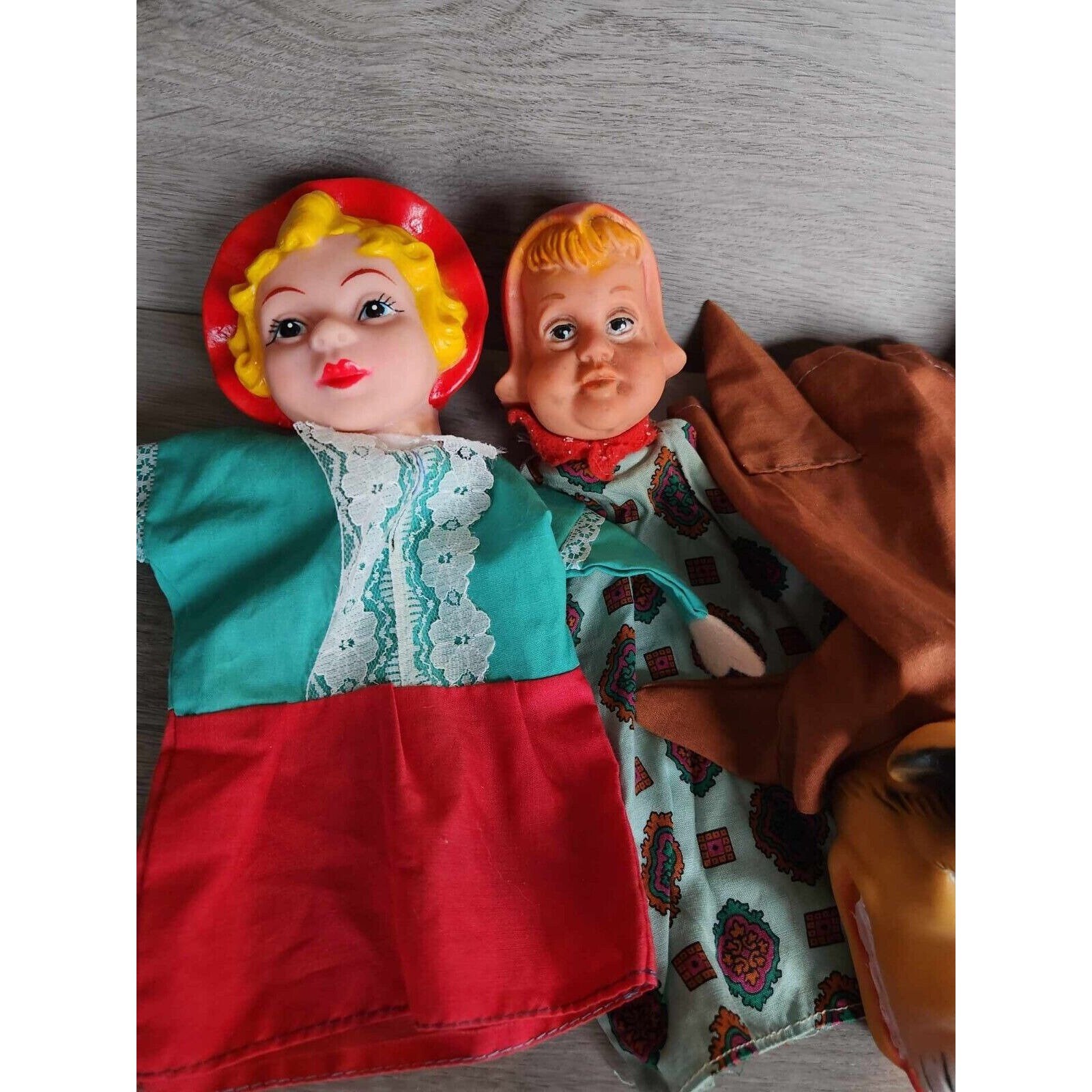 Vintage Mr. Rogers Neighborhood Hand Puppets Set of 7 PBS Theatre Judy ...