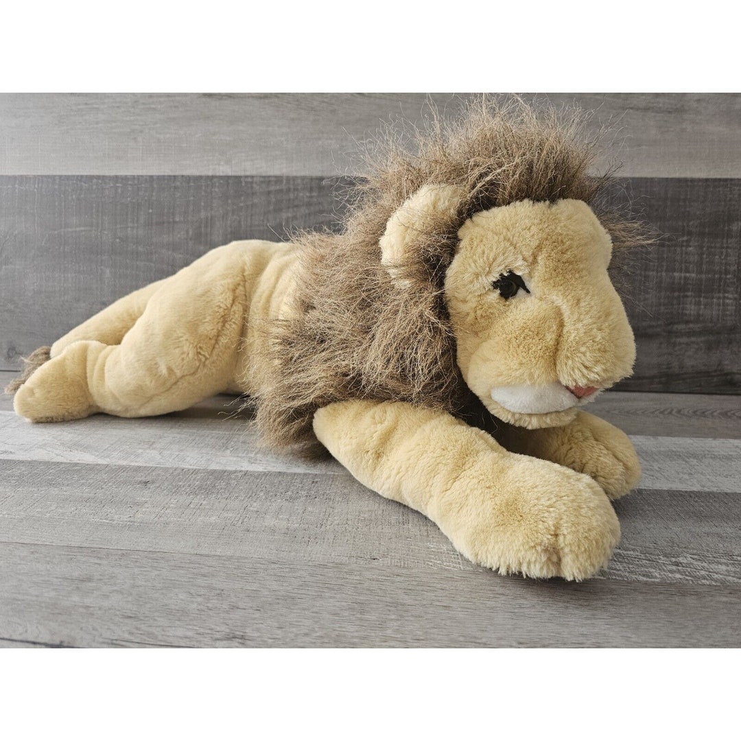 24K Polar Puff Special Effects Brown Lancelot Lion Male Plush 1987 Vtg ...