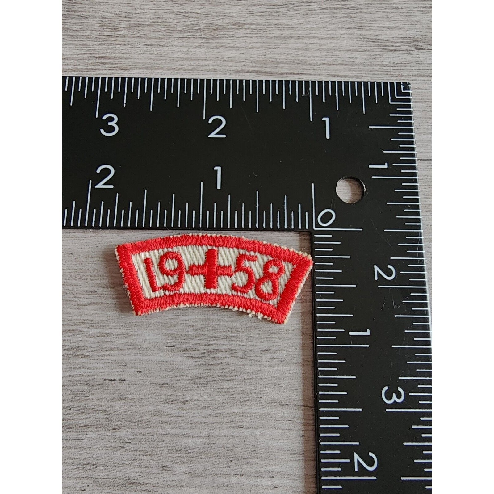 Vintage Boy Scout Red White Segment PATCH 1958 BSA Camp Camping Badge ...