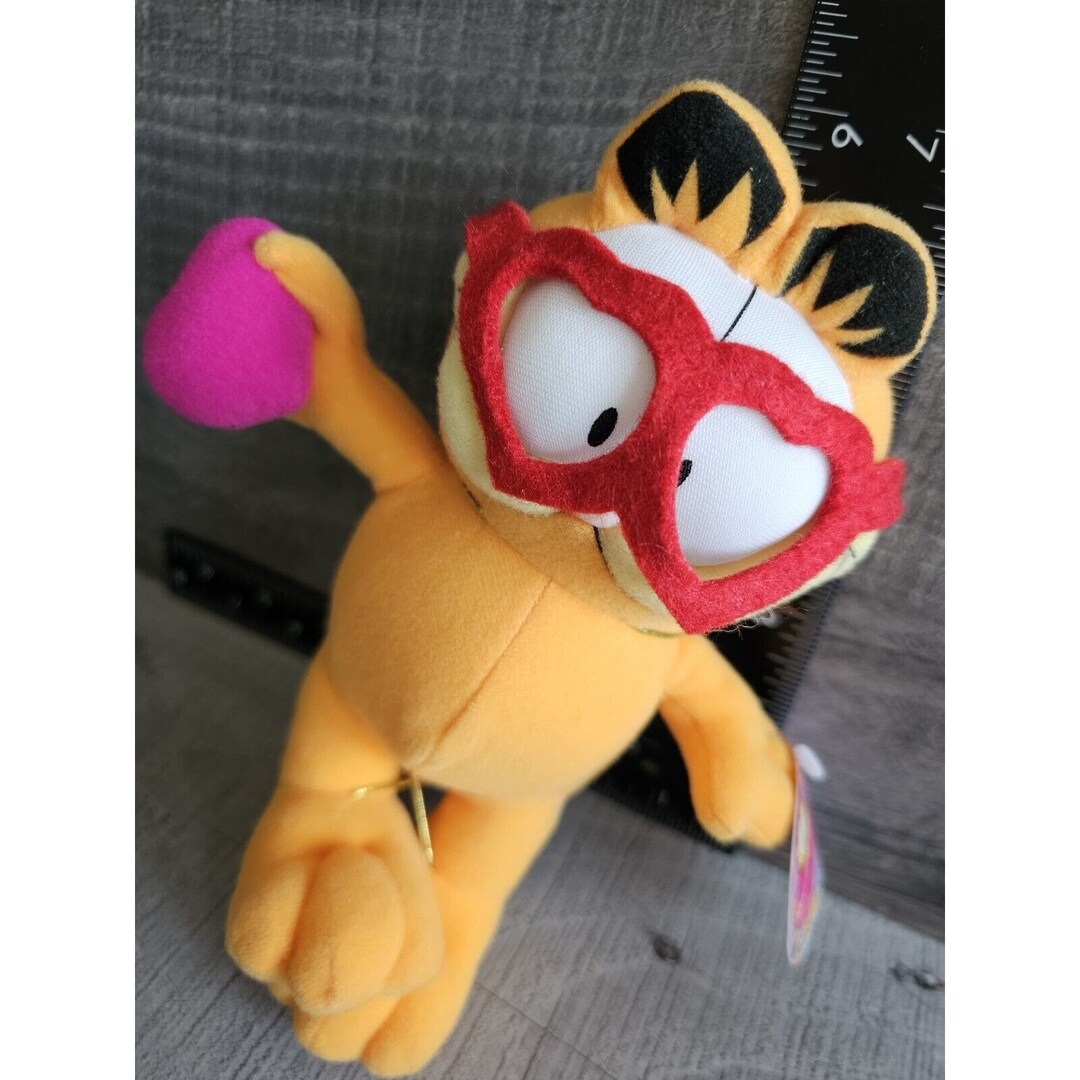 Garfield Russell Stover Valentine's Day Plush Red Heart - Etsy