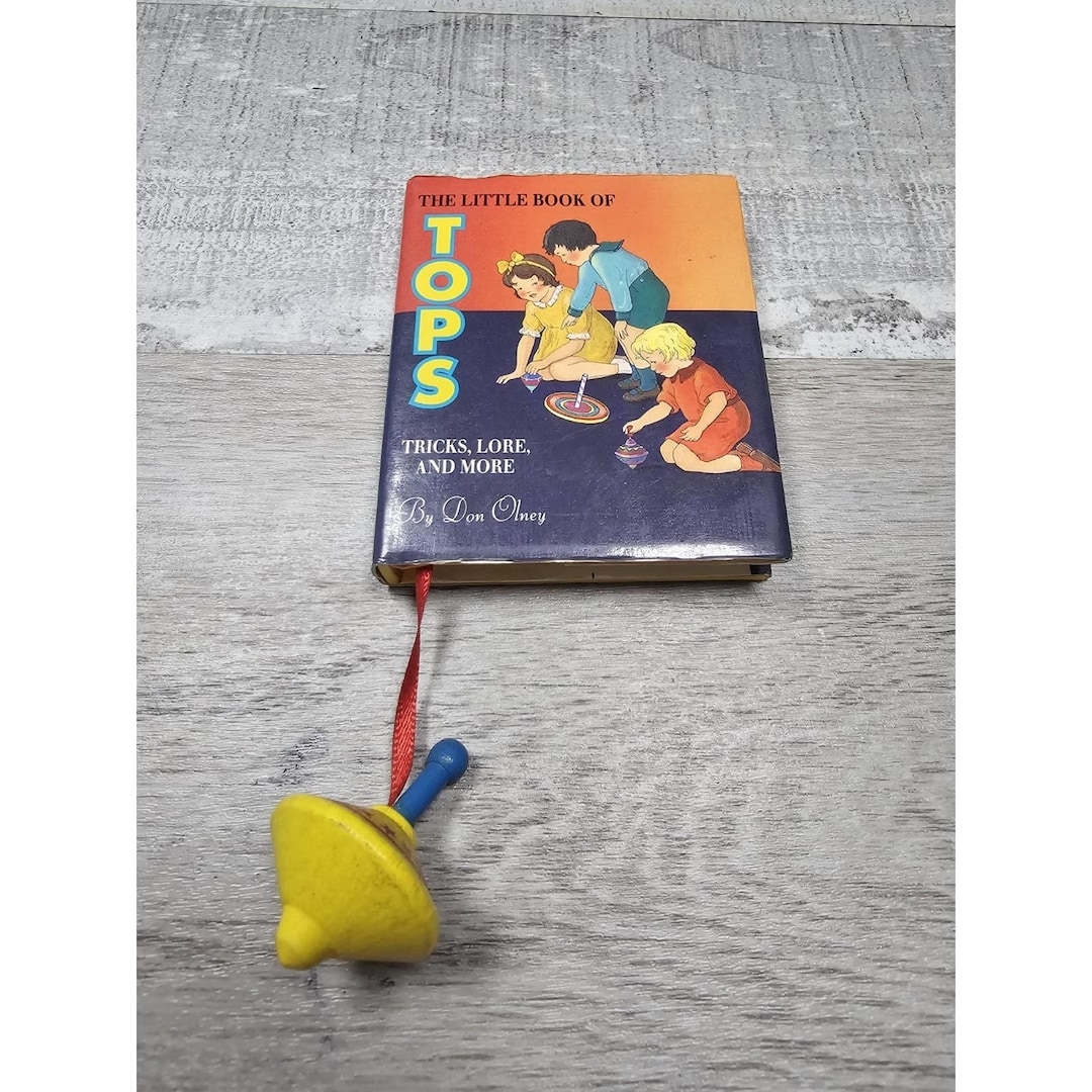 1993 Miniature Ed the Little Book of Tops - by Don Olney Hardcover ...
