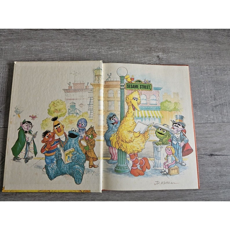 Vintage the Sesame Street Library Volume 1 Only for Book Set - Etsy