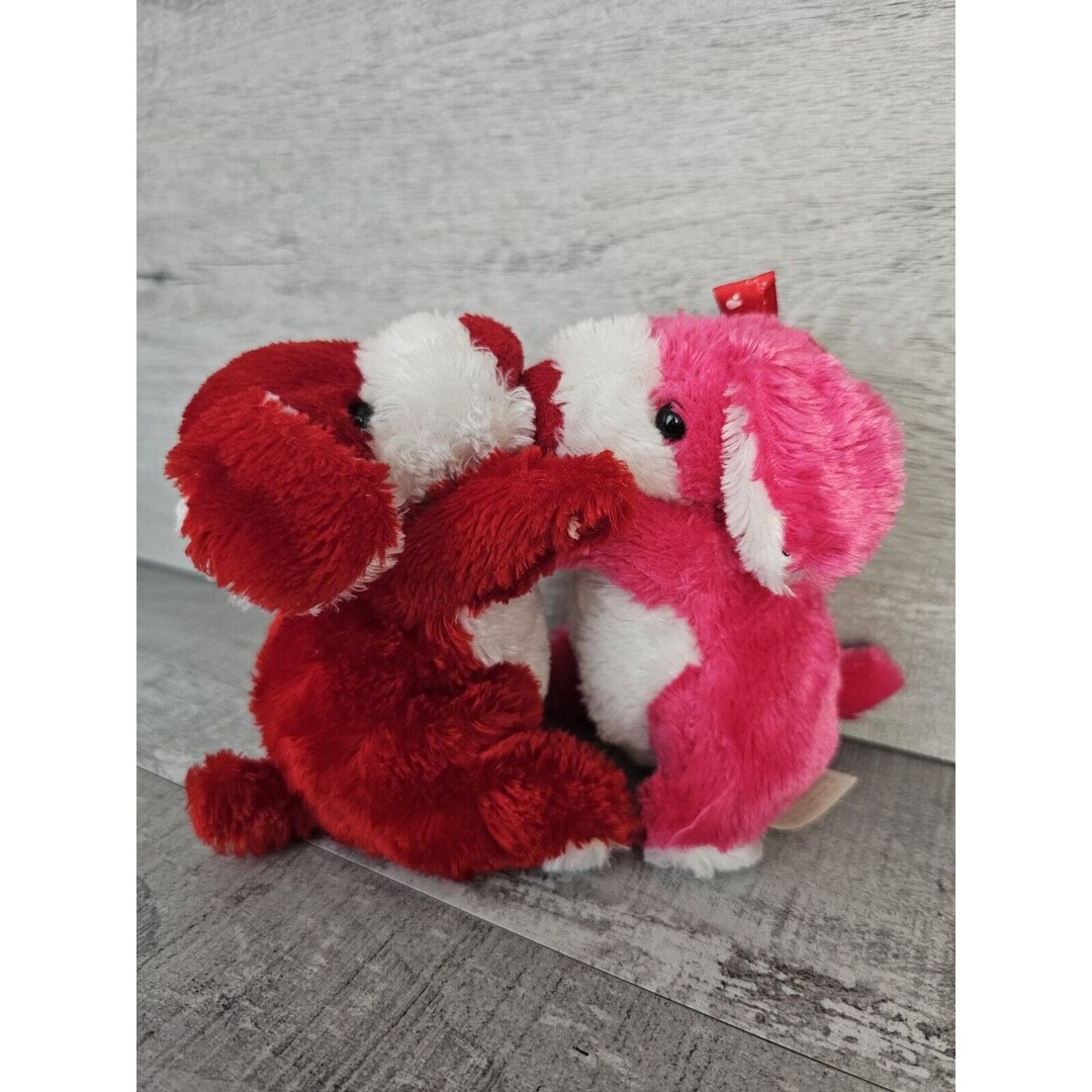 Kissing Hugging Plush Dog Couple Stuffed Animal Magnetic Lip Lockers ...