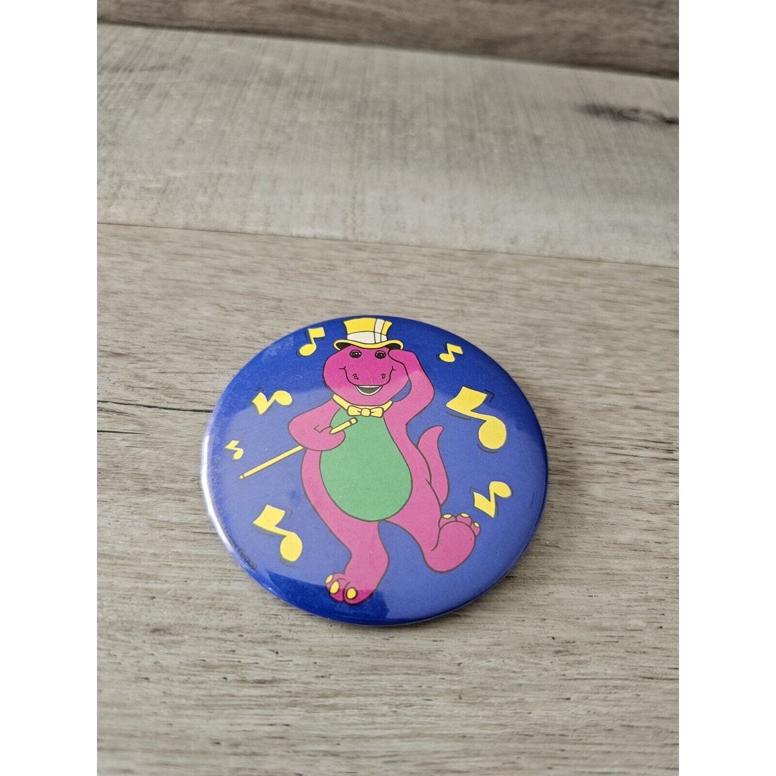 Vintage 1990s Barney the Dinosaur Pinback Pin Button 3 - Etsy