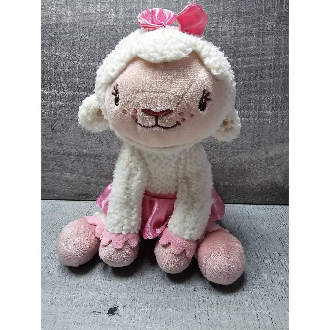 Doc Mcstuffins Lambie W Ballet Tutu 7" Plush Disney Store Stuffed ...