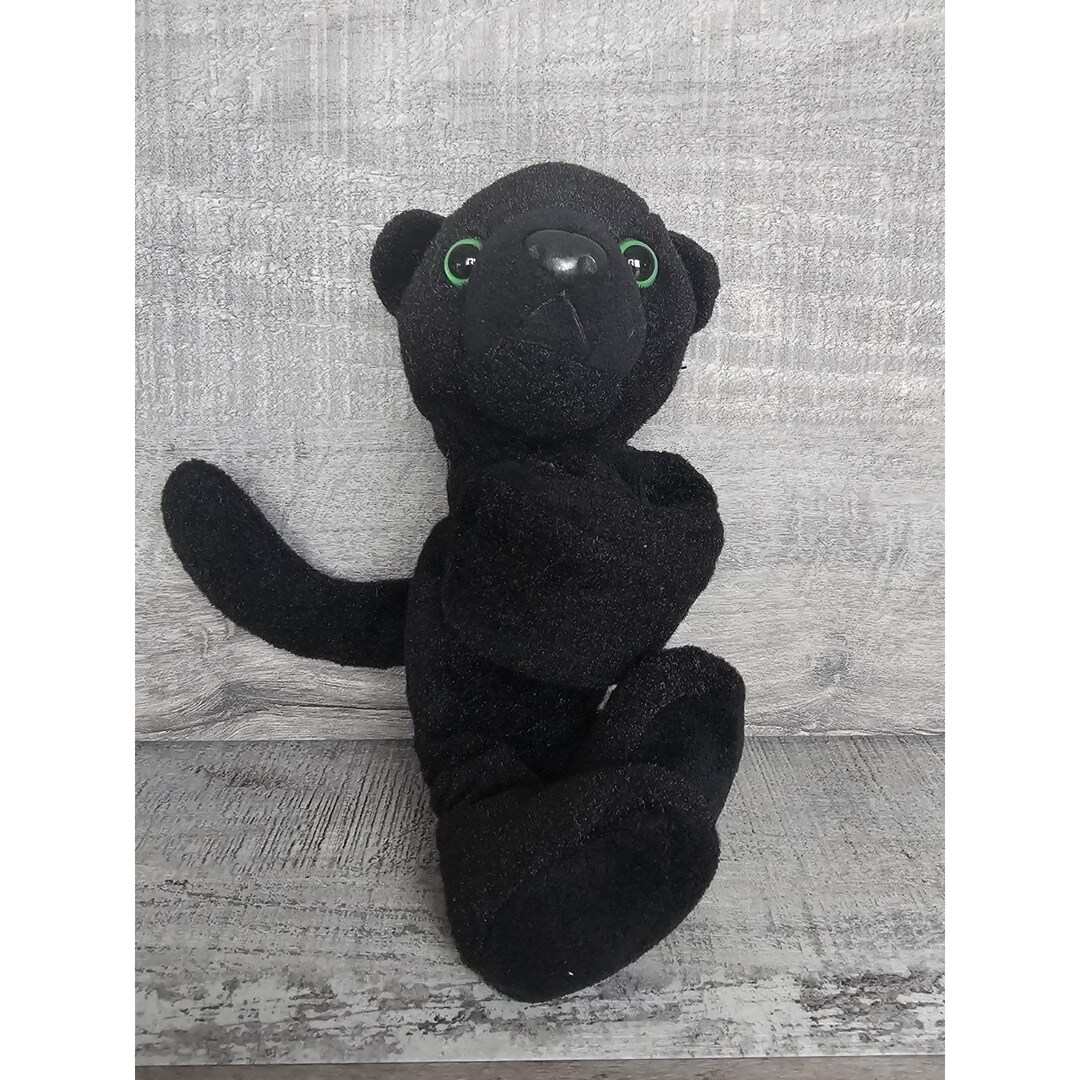 Wild Republic Huggers Black Panther Cat Plush Slap Bracelet Animal Toy ...