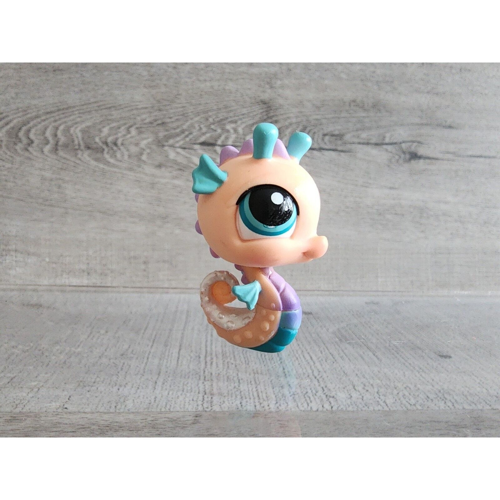 Littlest Pet Shop LPS 142 Seahorse Peach Sea Horse OCEAN Shimmer ...