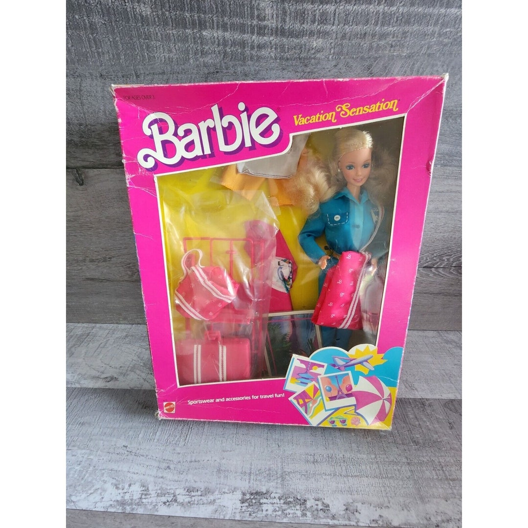 Barbie Vacation Sensation Doll Set Toys r Us Exclusive 1675 NRFB 1988 ...
