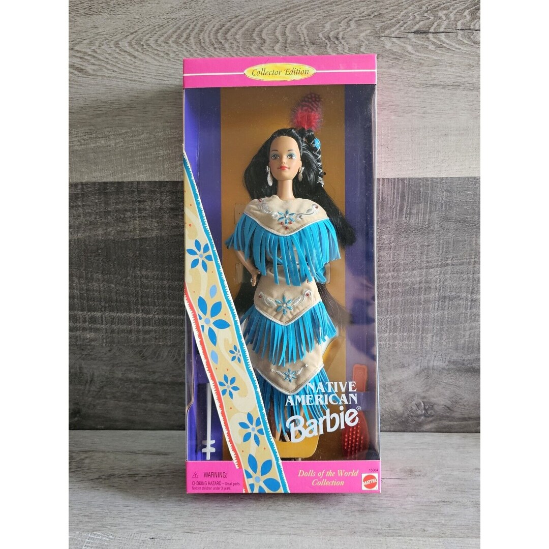 1996 Mattel Barbie Dolls of the World DOTW NRFB Native American - Etsy