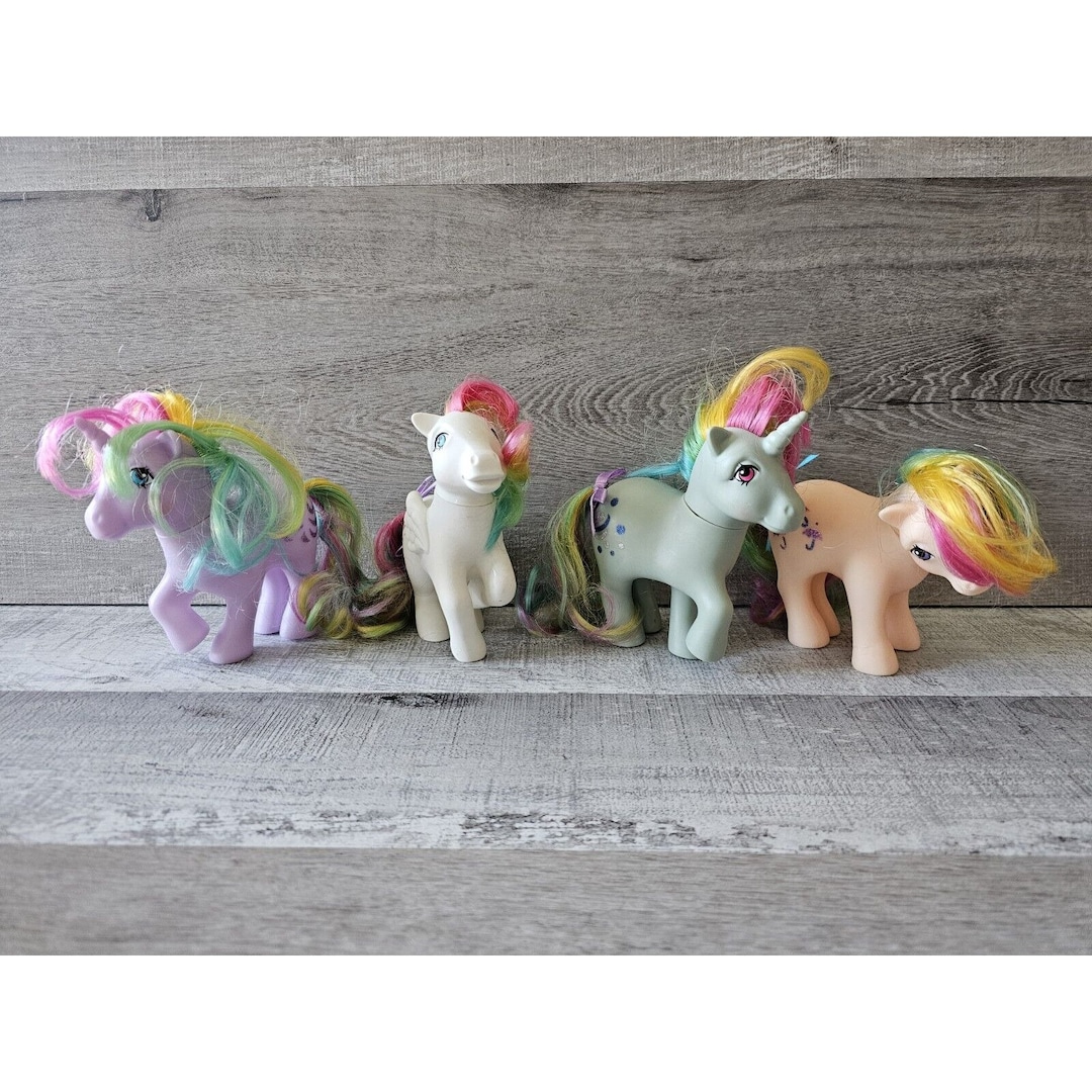 Lot of 4 2017 Bridge Direct My Little Pony 35th Anniversary Pegasus ...