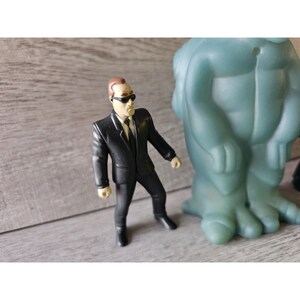 1998 Slimed-out Agent Kay 5" Burger King Action Figure Men in Black MIB ...