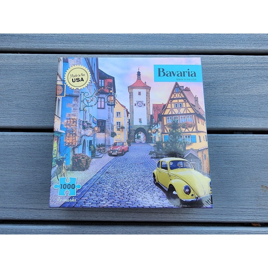 New Bavaria 1000 Piece Town Puzzle Made in USA New Sealed Box - Etsy