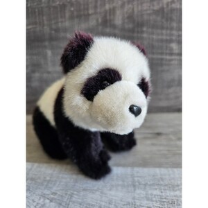 Vtg Realistic Gund Panda Bear Plush World Wildlife Fund 5052 Toy ...