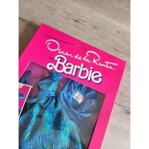 Mattel 9259 Barbie 1984 Oscar De Le Renta Series V Blue Gown ...