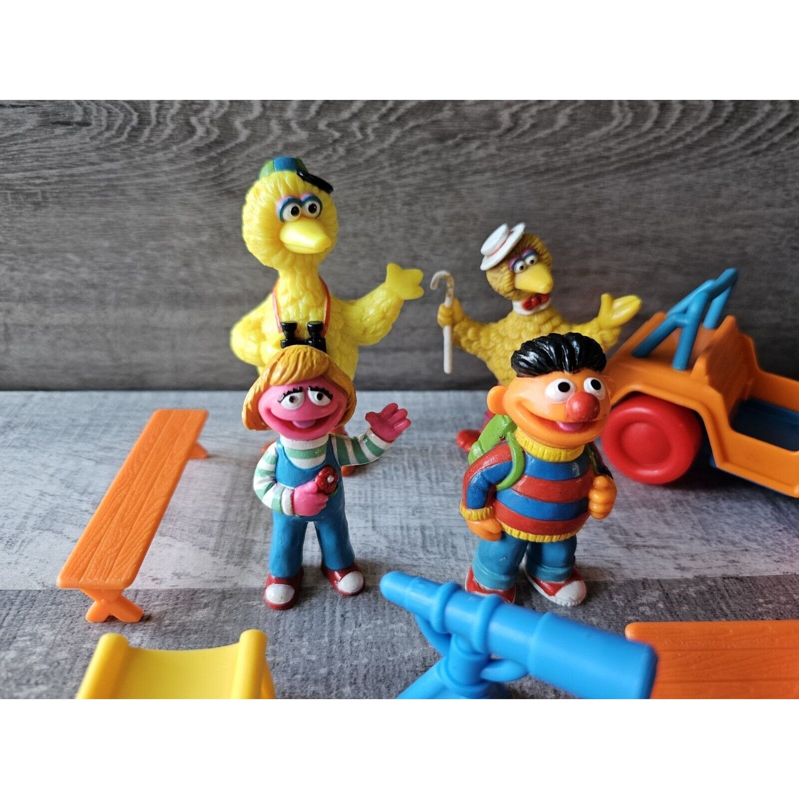 Vintage Tyco Sesame Street Camping Characters and Accessories Figures ...