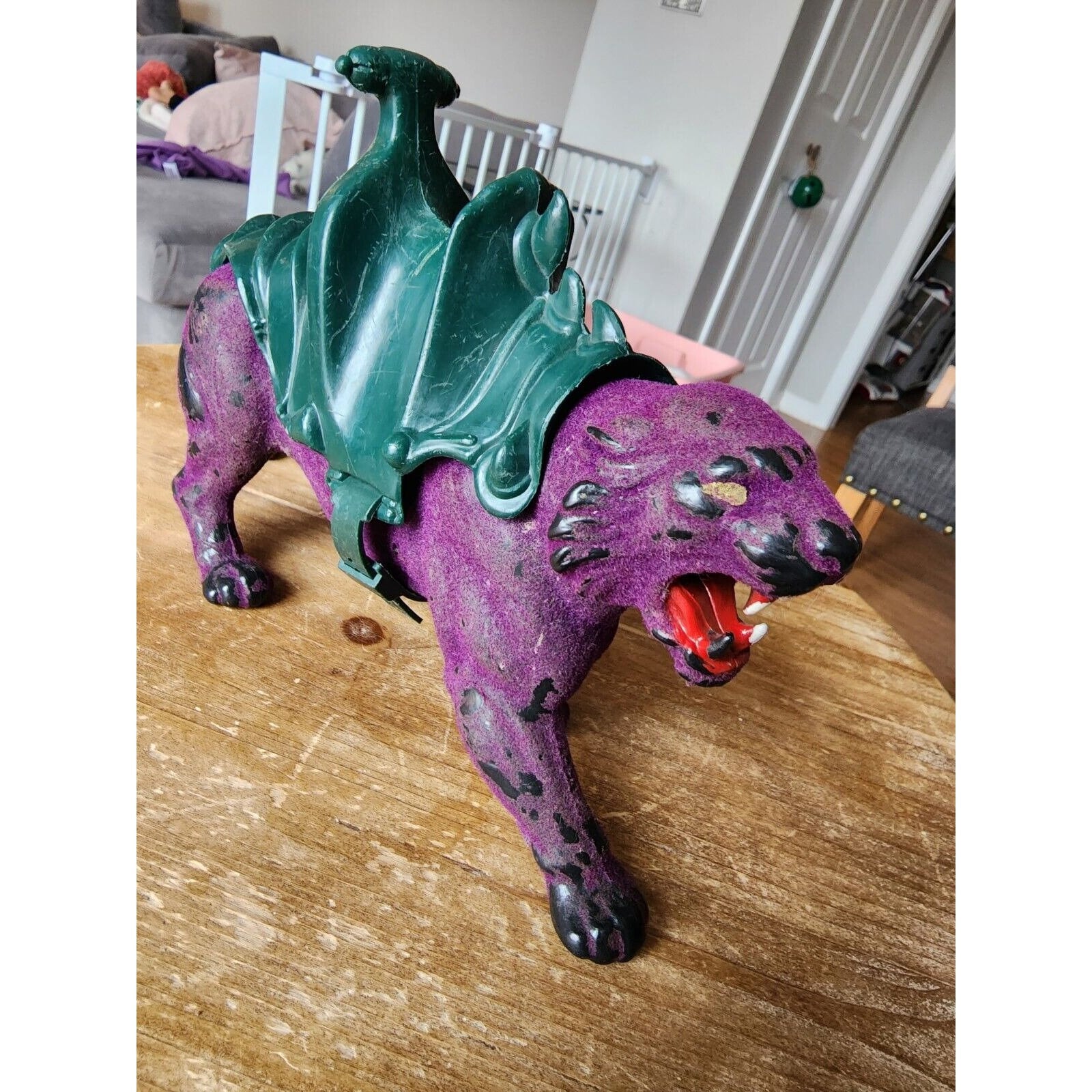 Vintage He-man Purple Panthor 1981 Masters of the Universe MOTU W ...