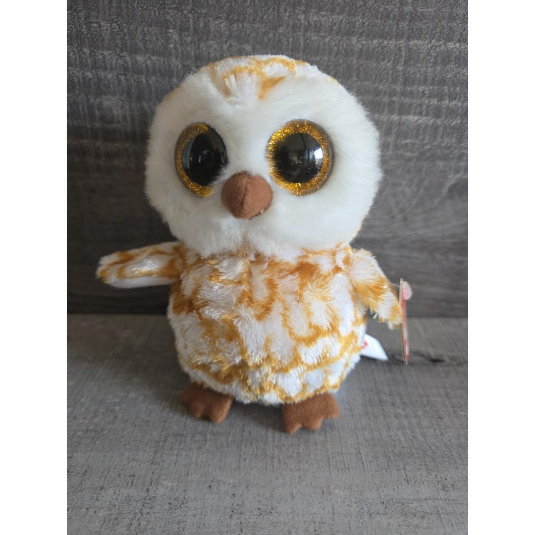 Ty Beanie Boos Plush Swoops Barn Owl Small Toy With Sparkle Eyes G40 - Etsy