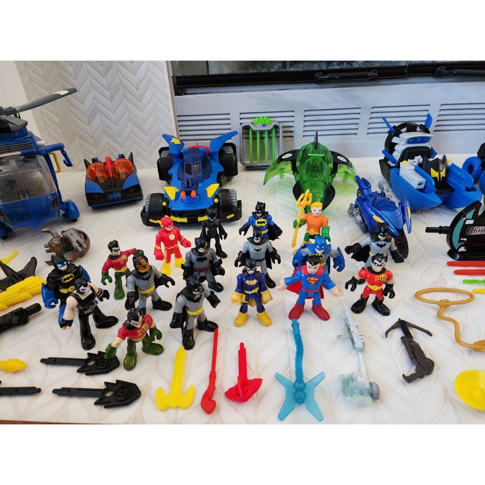 Fisher Price Imaginext Batman Large Lot Set 18 Figures, Vehicles ...